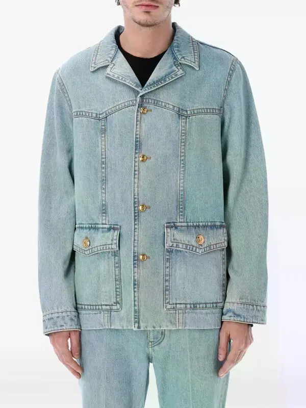 Valentino Garavani Flap-pocket Denim Jacket