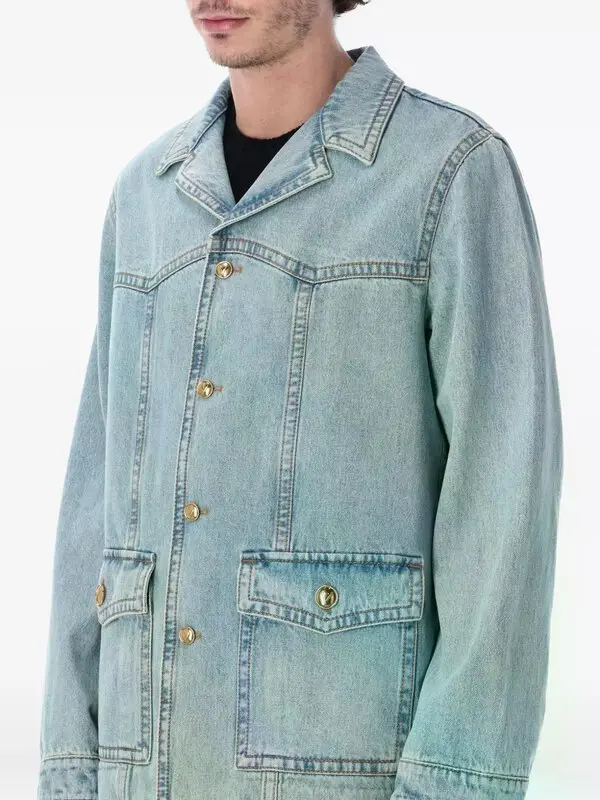 Valentino Garavani Flap-pocket Denim Jacket