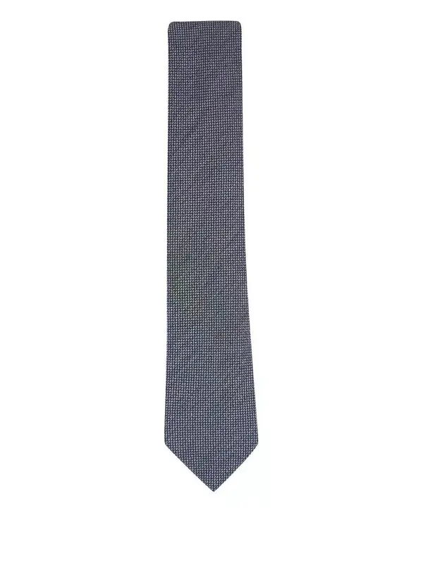 Zegna Textured Tie - Blue