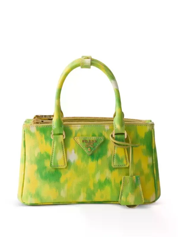 Prada Mini Galleria Printed Tote Bag