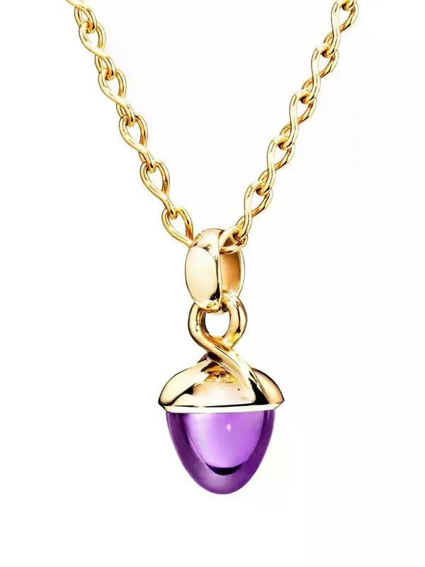 Tamara Comolli Amethyst Mikado Bouquet Pendant - Gold