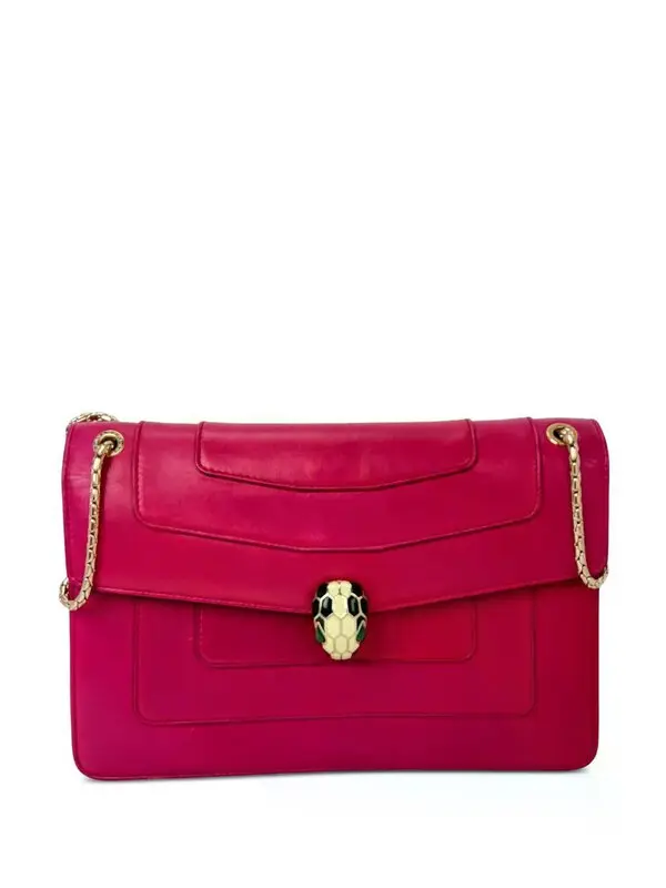 BVLGARI Serpenti Chain Shoulder Bag - Pink