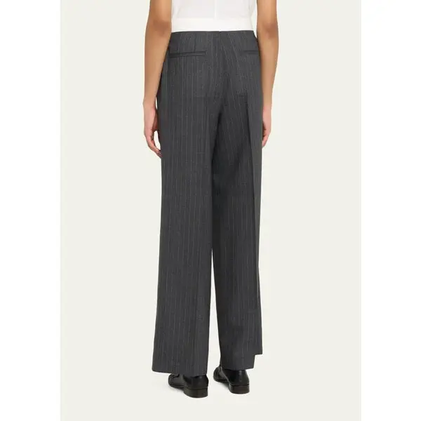Officine Générale Rosa Pinstripe Wool Pants
