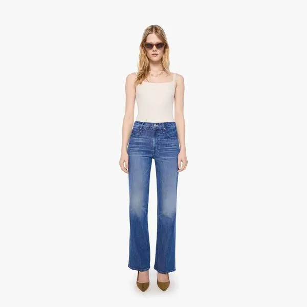 MOTHER Petite Lil Kick It Which Is Witch Jeans - Blue