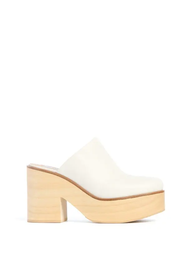 Gabriela Hearst Blake Leather Platform Mule