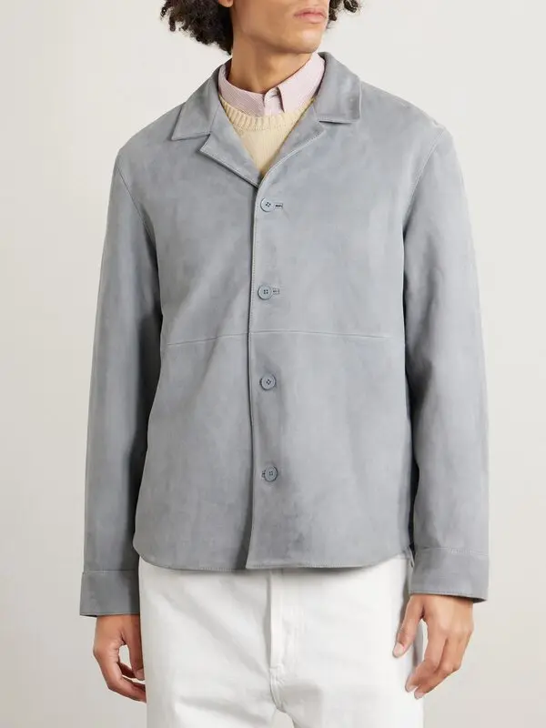 Officine Générale Julien Suede Overshirt