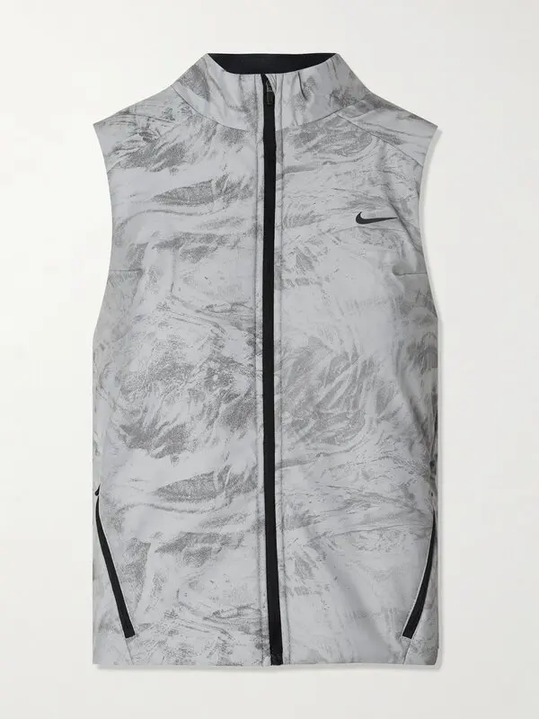 Nike Swift Rubber-trimmed Padded Shell Vest