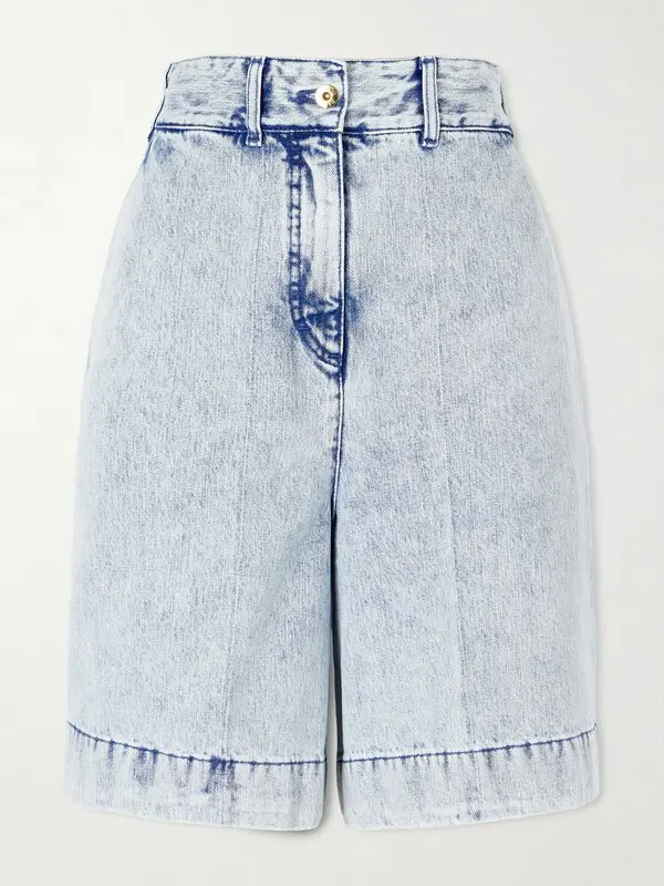 PATOU Denim Bermuda Shorts - Blue