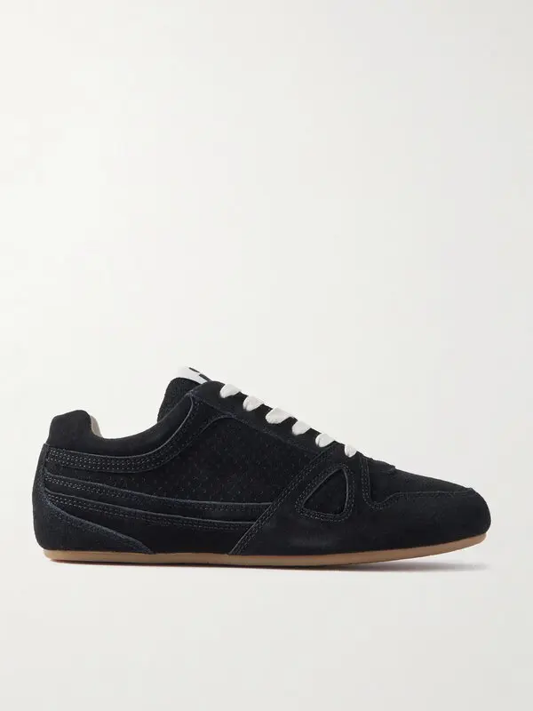 Isabel Marant Étoile Senny Perforated Suede Sneakers