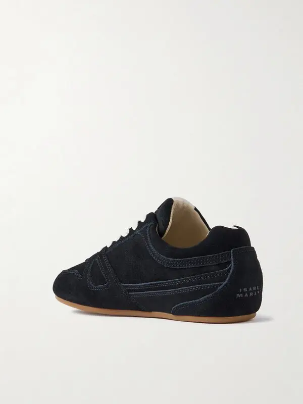 Isabel Marant Étoile Senny Perforated Suede Sneakers