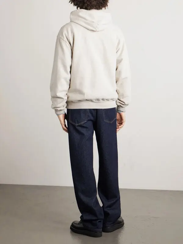 Kapital Printed Wool-blend Jersey Hoodie