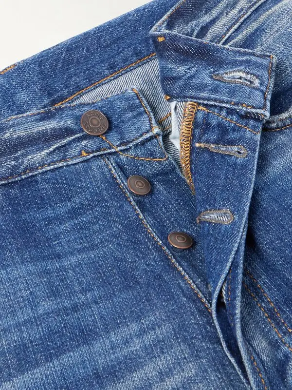 Acne Studios Straight-leg Distressed Jeans