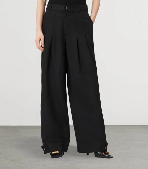 ALLSAINTS Sherell Wide-leg Trousers - Black