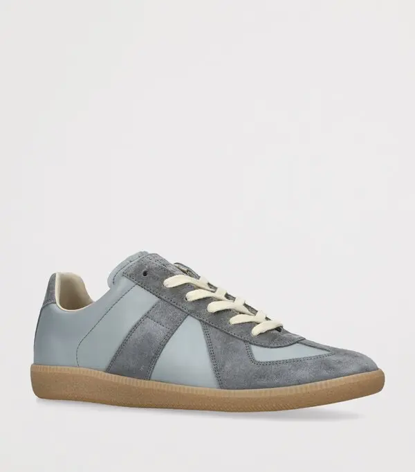 MAISON MARGIELA Suede Replica Sneakers - Grey