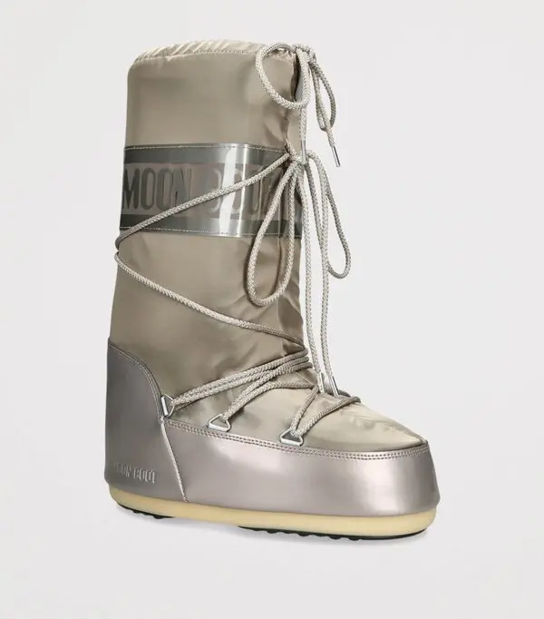 Moon Boot Nylon Icon Glance S Boots - Gold