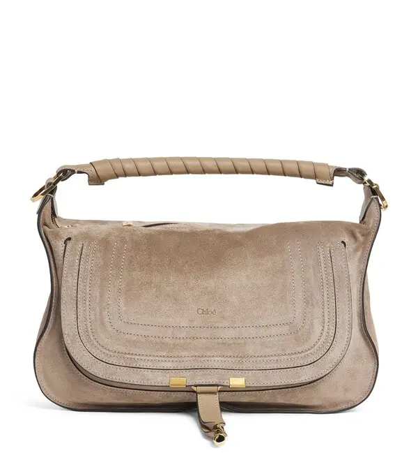 Chloé Small Marcie Shoulder Bag - Brown