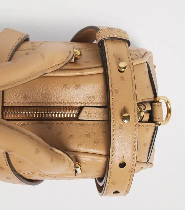 Chloé Small Leather Bowling Top-handle Bag - Brown