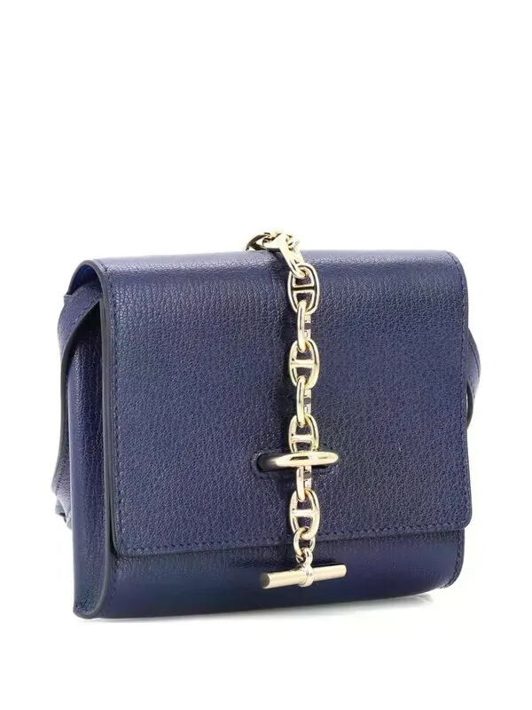 Hermès Chaine D'ancre Compact Wallet On Strap Chevre Mysore