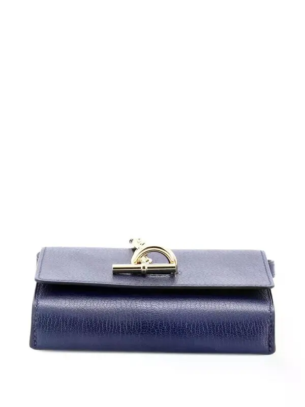 Hermès Chaine D'ancre Compact Wallet On Strap Chevre Mysore