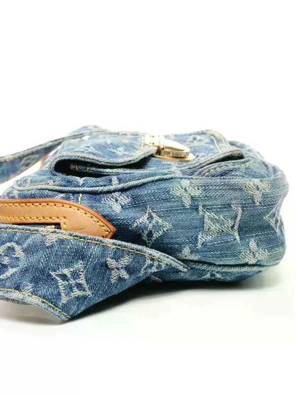 LOUIS VUITTON 2007 Monogram Belt Bag - Blue