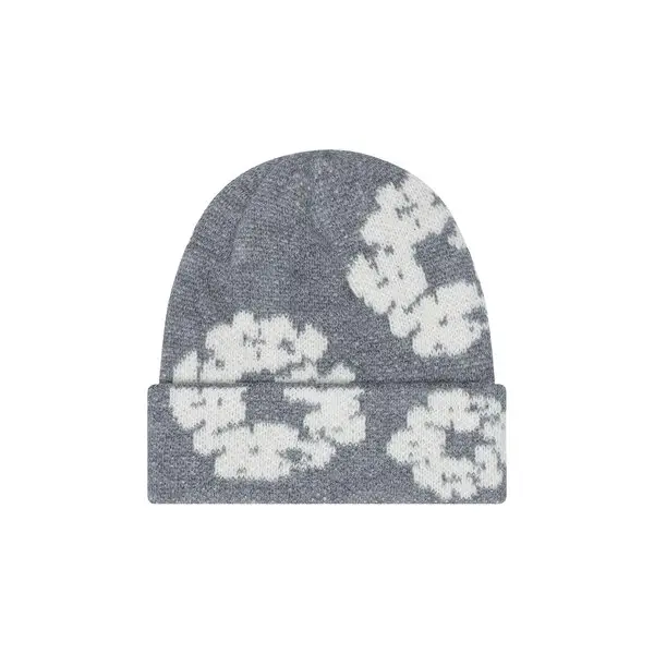 DENIM TEARS Cotton Wreath Beanie - Grey