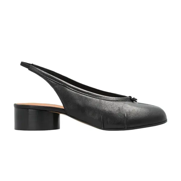 MAISON MARGIELA Tabi Ballerina Slingbacks - Black