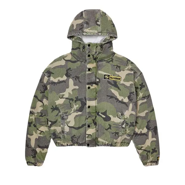 VALE FOREVER Camo Puffer Jacket