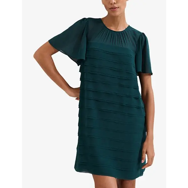 PHASE EIGHT Layered Woven Mini Dress