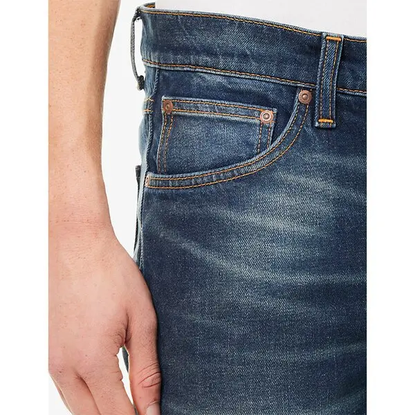 Nudie Jeans Solid Ollie Straight-leg Denim Jeans