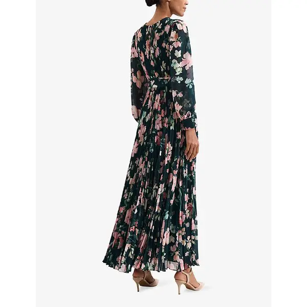 PHASE EIGHT Floral-print Woven Maxi Dress