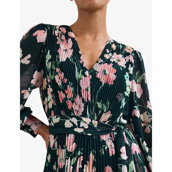 PHASE EIGHT Floral-print Woven Maxi Dress