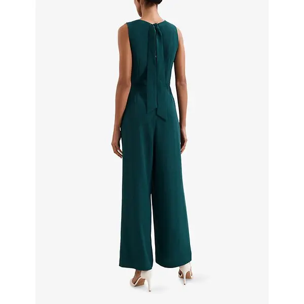 PHASE EIGHT Monique Cowl-neck Woven Jumpsuit