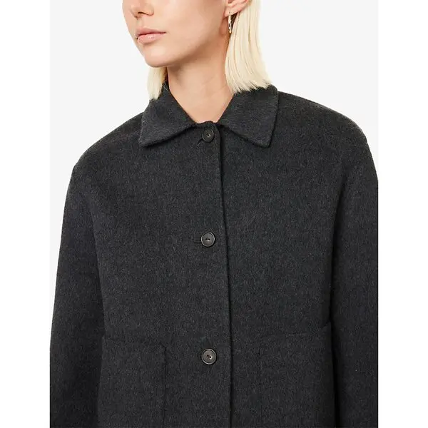 Vince Wool And Cashmere-blend Short Jacket