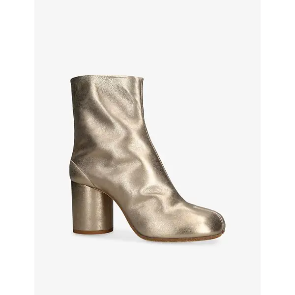 MAISON MARGIELA Tabi 80 Metallic Leather Boots