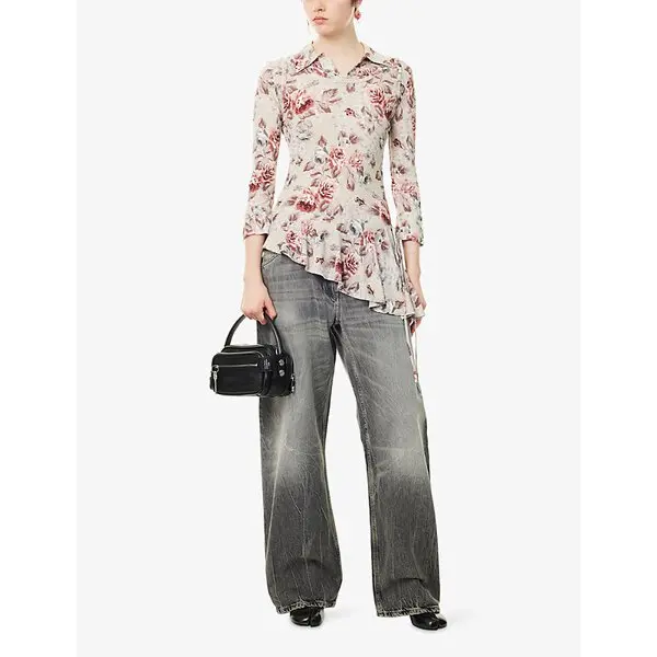 Acne Studios Floral Woven Shirt