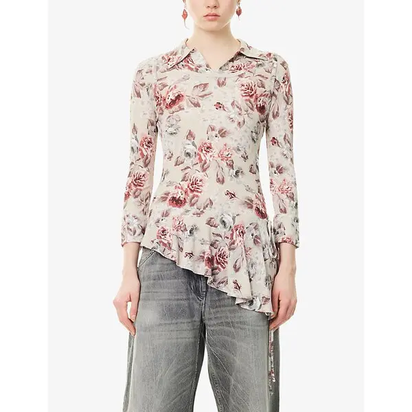Acne Studios Floral Woven Shirt