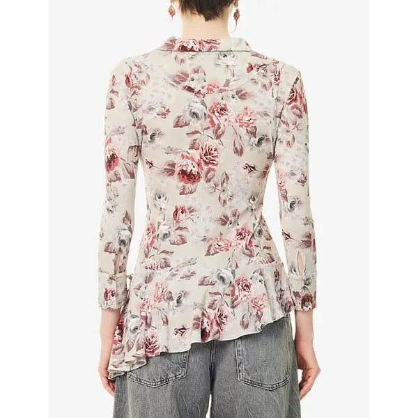 Acne Studios Floral Woven Shirt