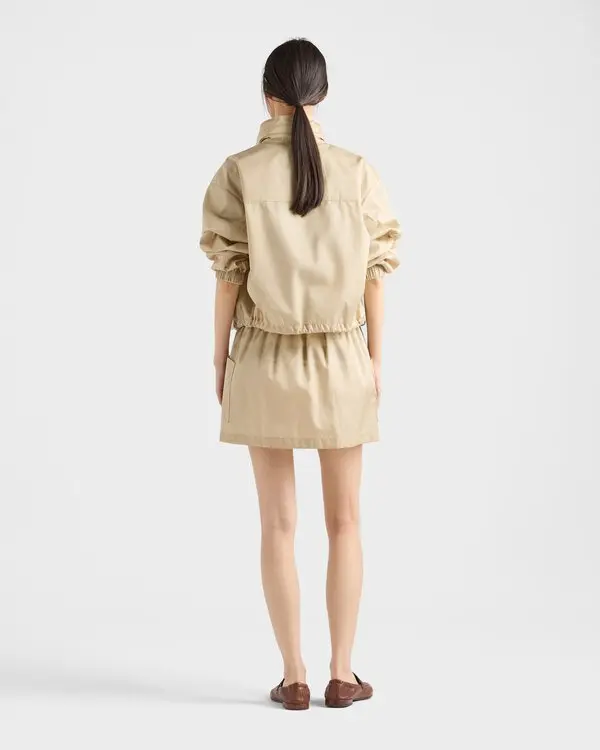 Prada Re-nylon Miniskirt - Desert Beige