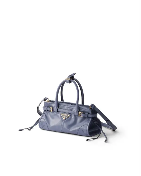 Prada Leather Mini Handbag - Blue