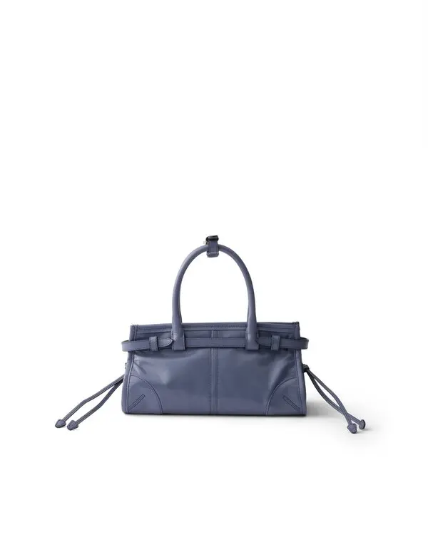 Prada Leather Mini Handbag - Blue