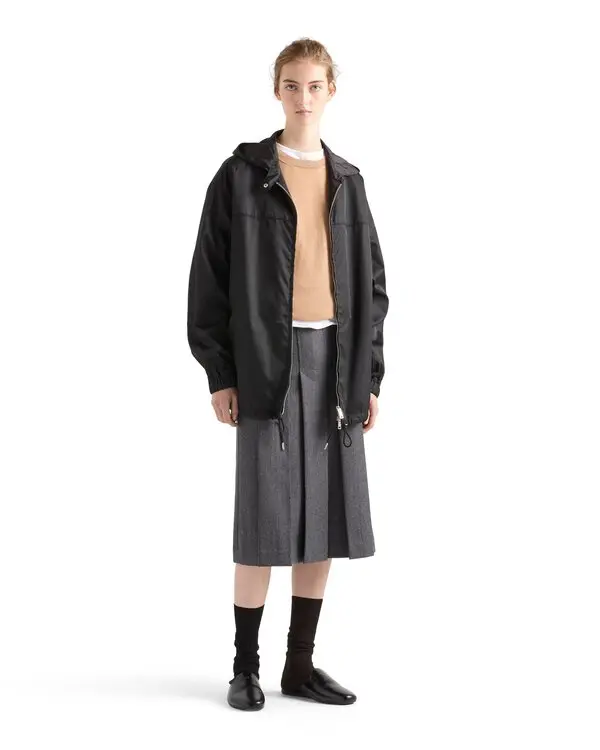 Prada Re-nylon Blouson Jacket - Black