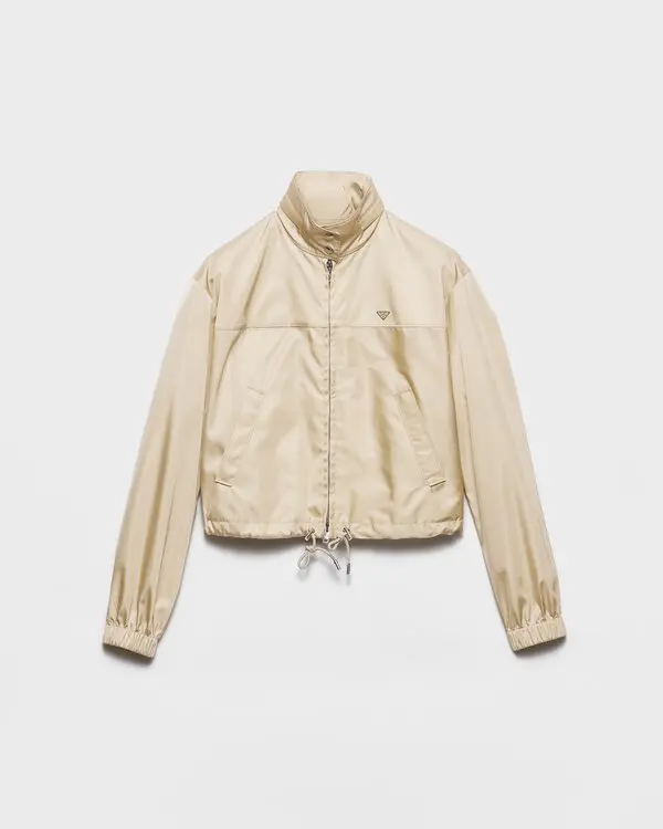 Prada Re-nylon Blouson Jacket - Desert Beige
