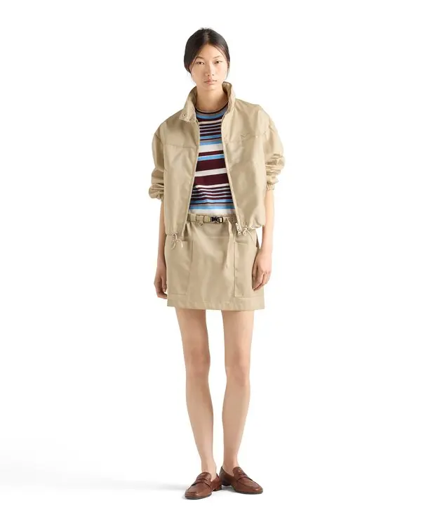 Prada Re-nylon Blouson Jacket - Neutral