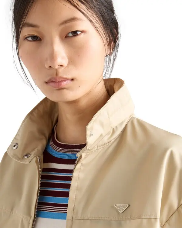 Prada Re-nylon Blouson Jacket - Neutral