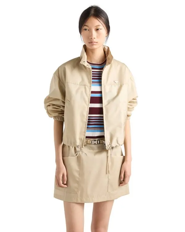 Prada Re-nylon Blouson Jacket - Neutral
