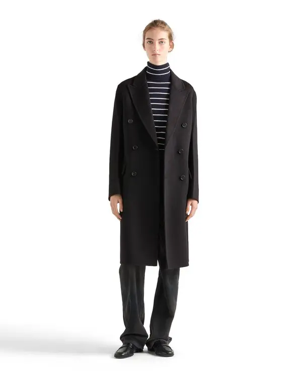 Prada Striped Wool Turtleneck Sweater
