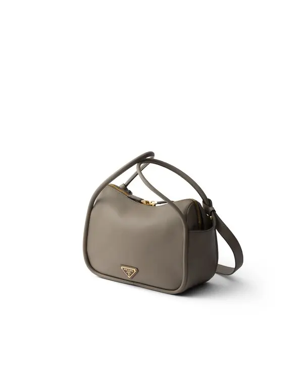 Prada Leather Handbag - Grey