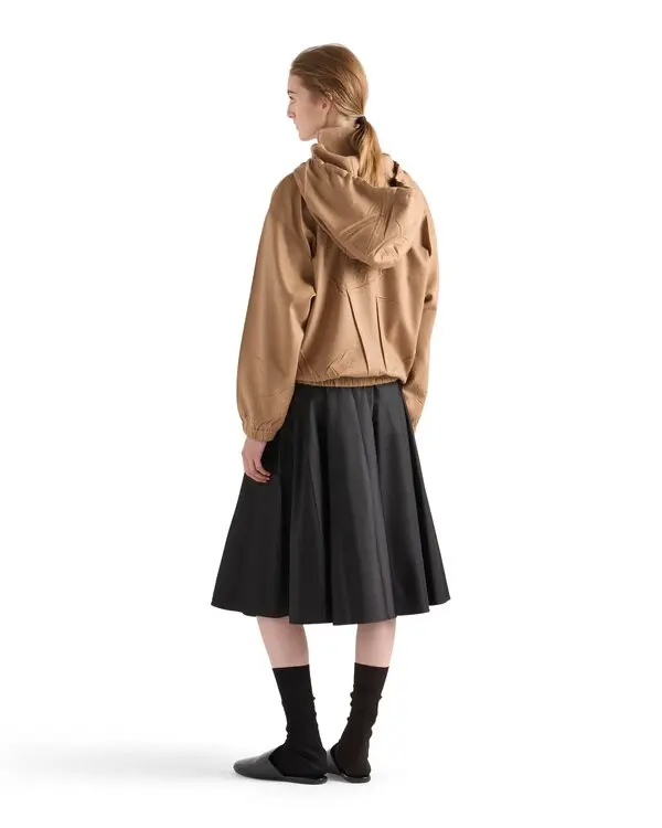 Prada Camel-hair Blouson Jacket