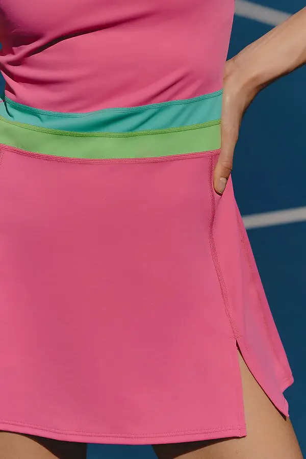 Beach Riot Remi Tennis Dress - Pink Pattern