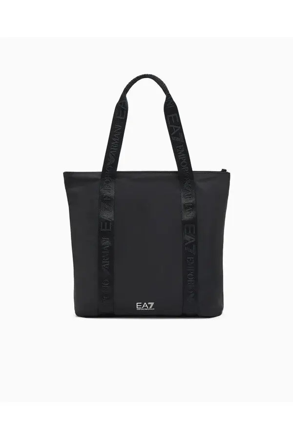 EA7 Technical Fabric Shopper Bag With Logo Tape